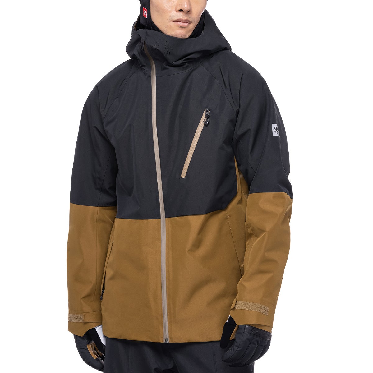686 Hydra Thermagraph Jacket in Black Colorblock | Boardertown