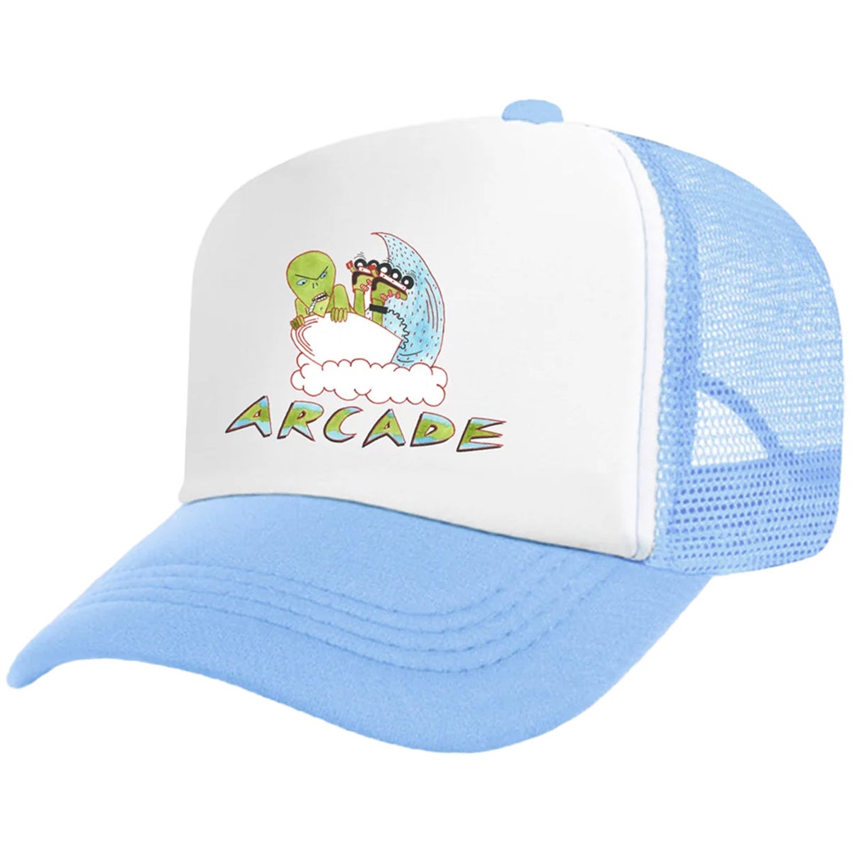 Arcade Alien Trucker in Blue | Boardertown