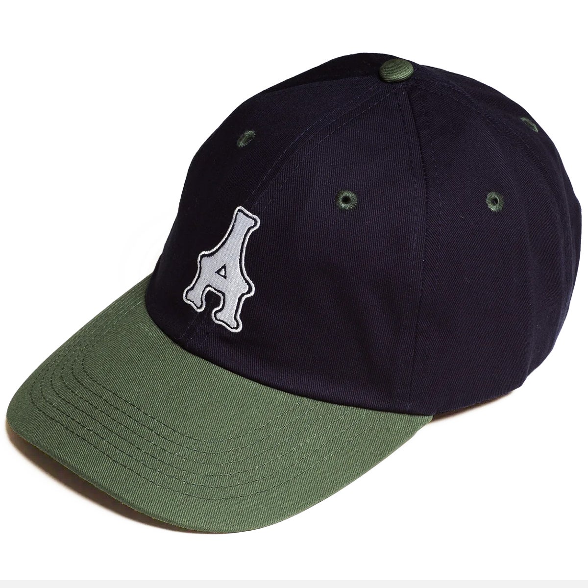 Arcade Two Tone Cap in Navy/Green | Boardertown