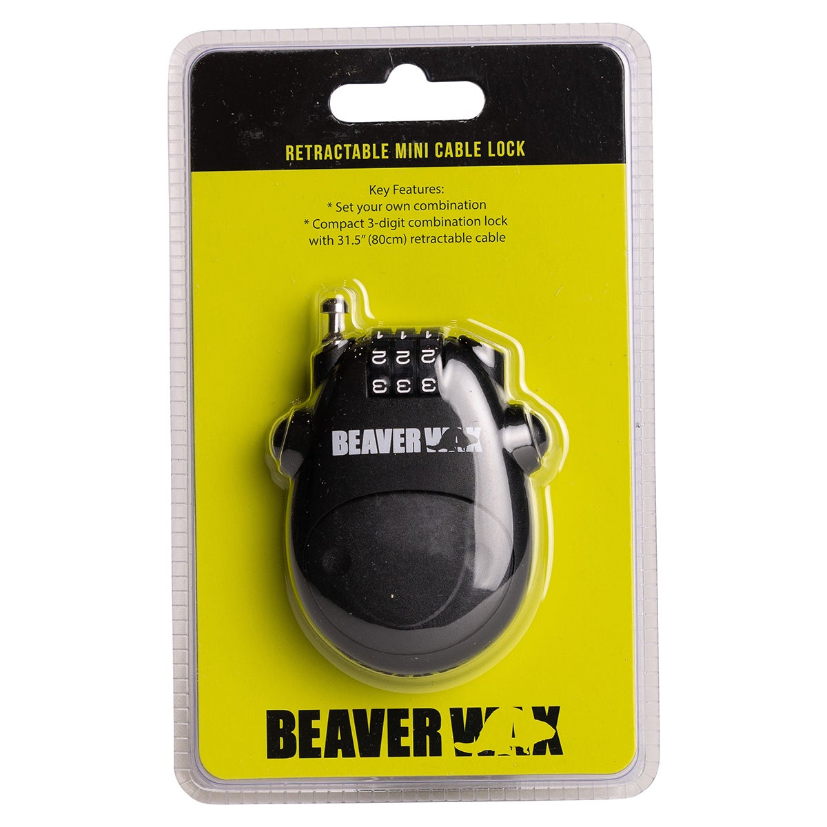 Beaver Mini Cable Lock in Multi | Boardertown