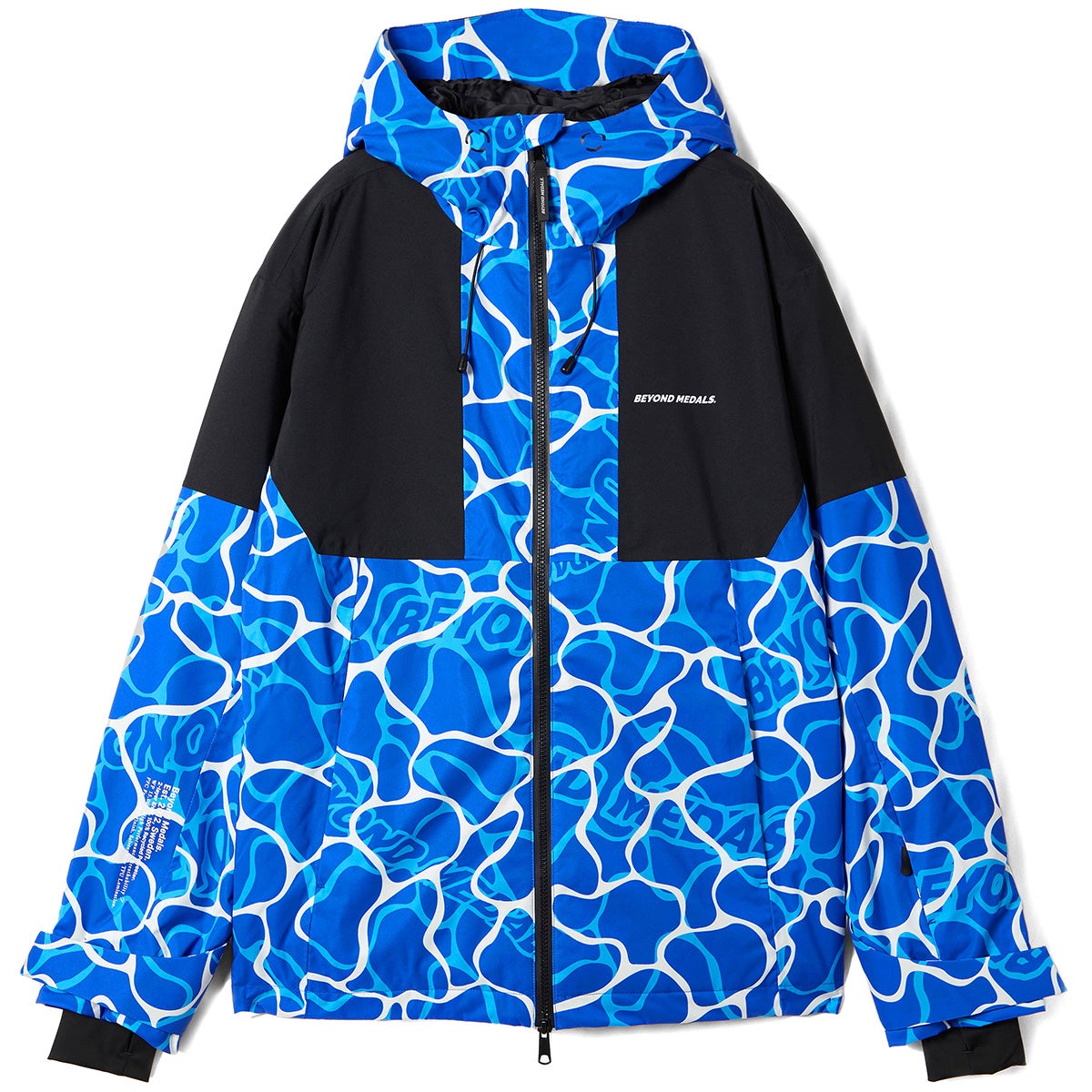Beyond Medals Full Zip 2L Jacket in Blue | Boardertown