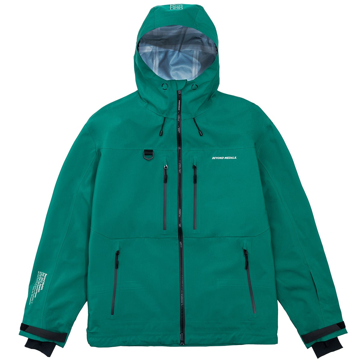 Beyond Medals Pro Tech 3L Jacket in Green | Boardertown