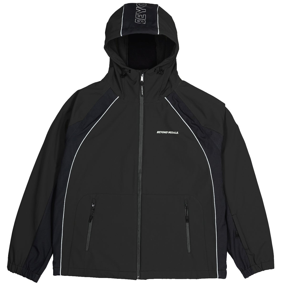 Beyond Medals Softshell Jacket in Black | Boardertown
