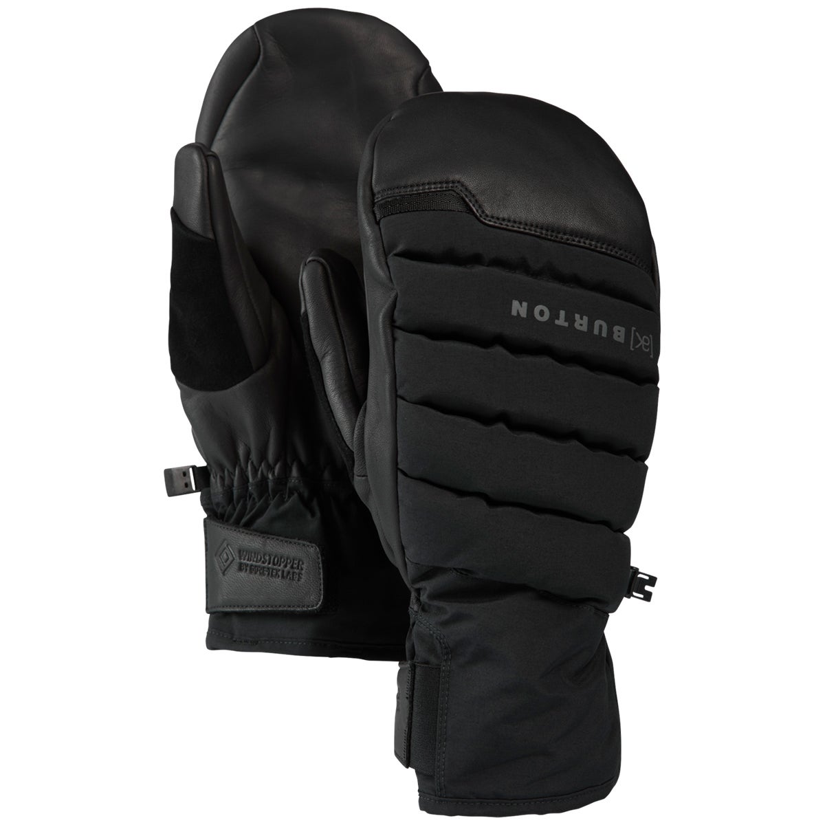 Burton [ak] Windstopper Oven Mittens in True Black | Boardertown