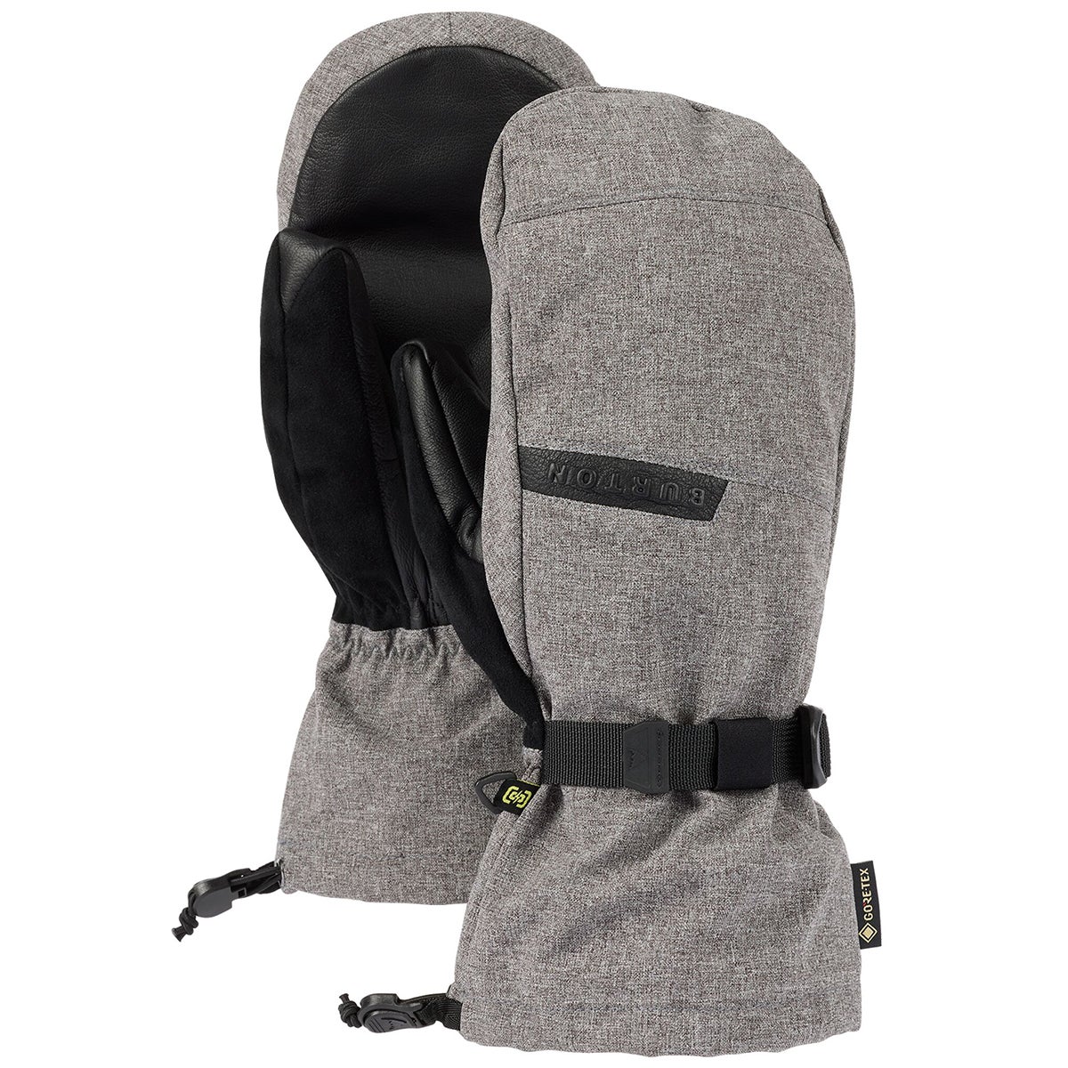 Burton Deluxe GORE-TEX Mittens in Grey Heather | Boardertown