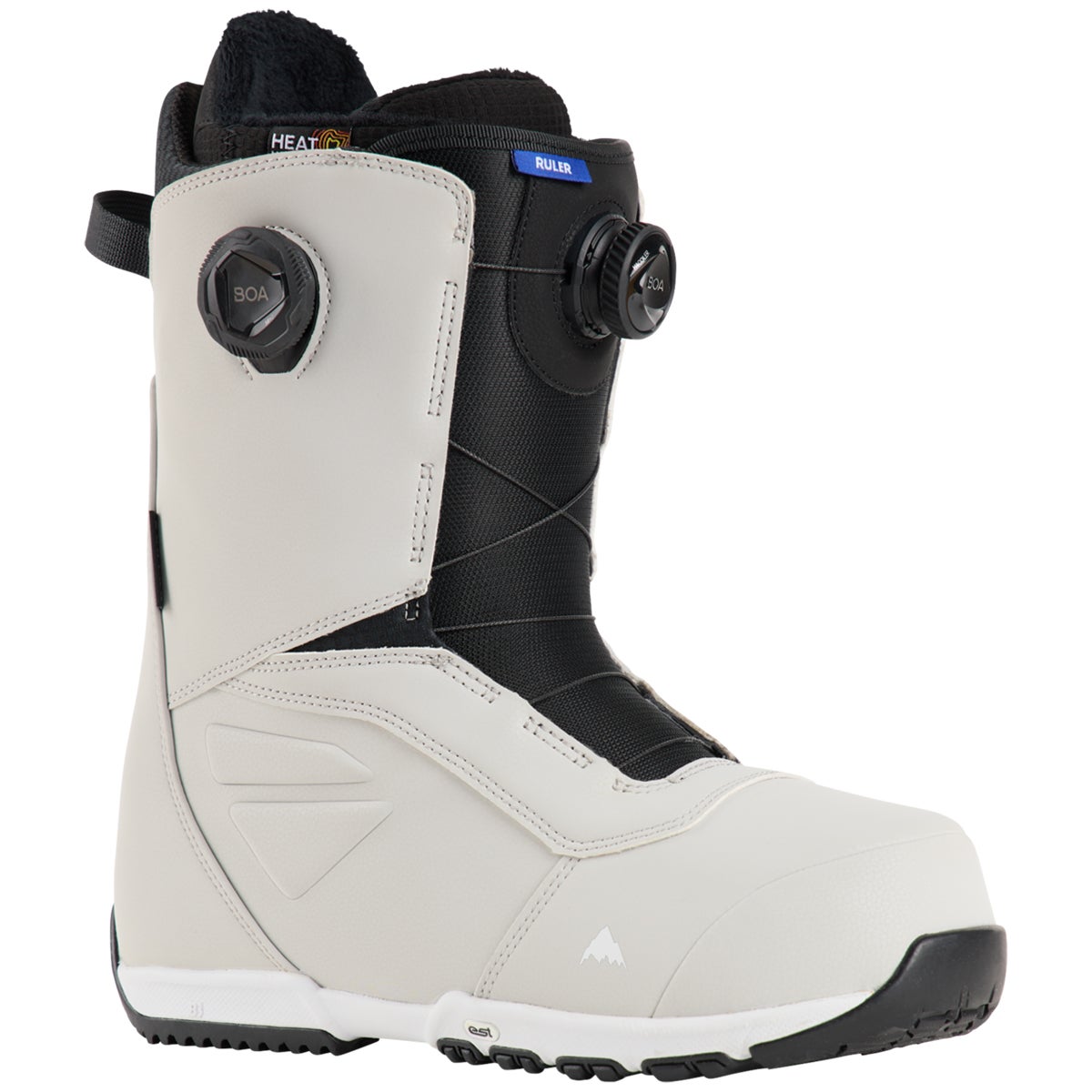 Burton Ruler BOA Snowboard Boots in Grey Cloud | Boardertown