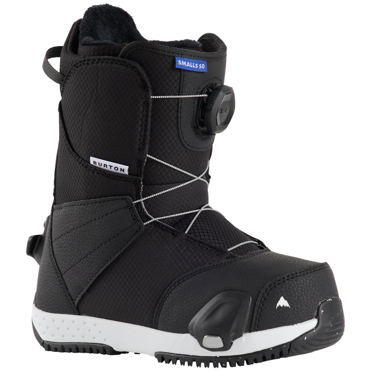 Burton Smalls Step On Kids Snowboards Boots in Black | Boardertown