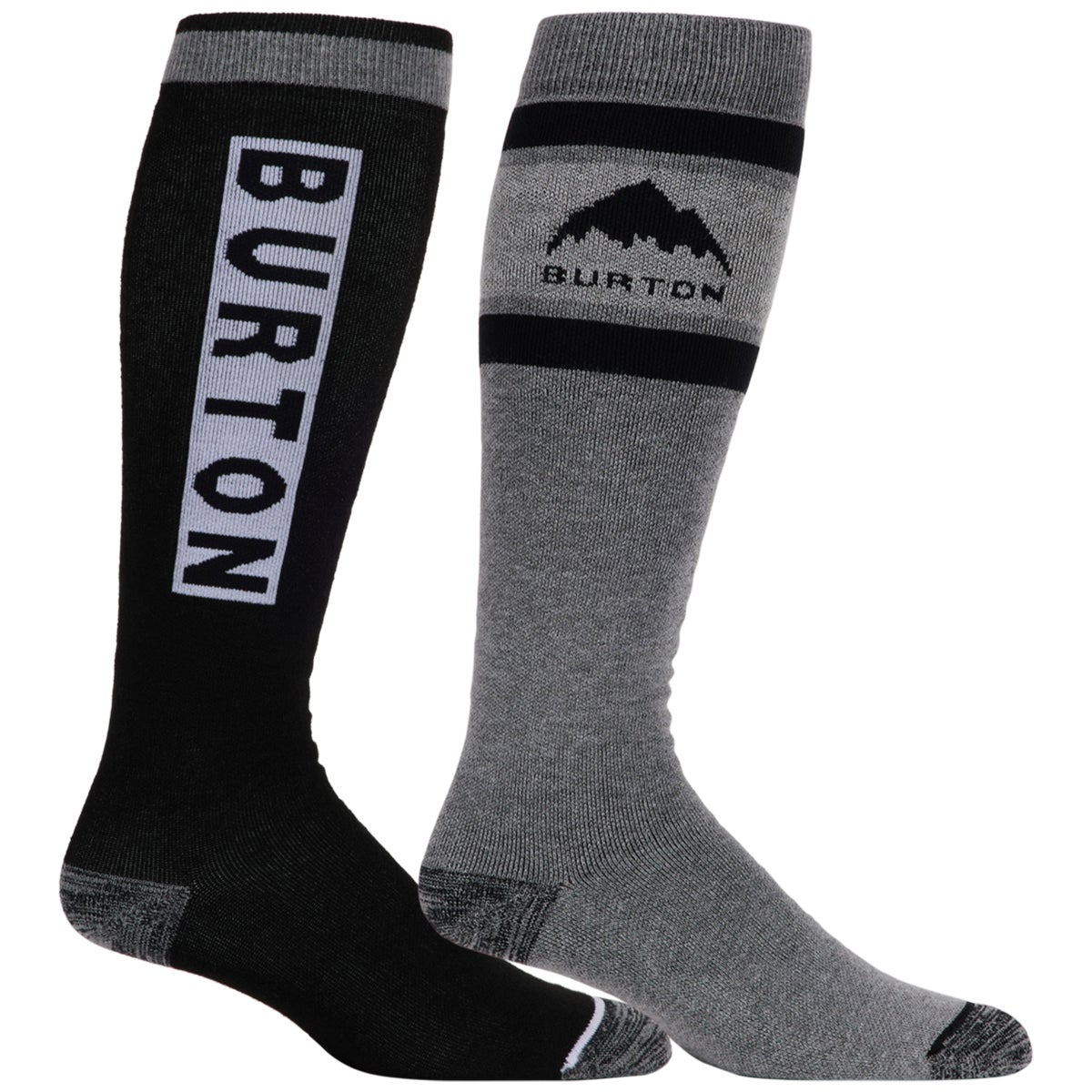 Burton Weekend Midweight Sock 2-Pack in True Black | Boardertown