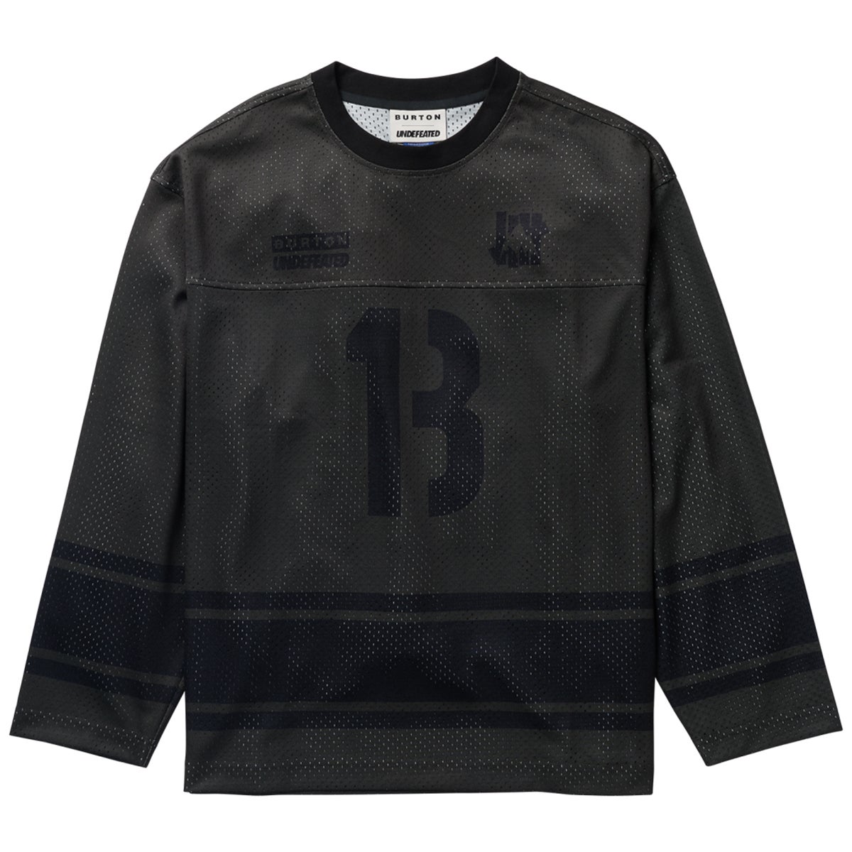Burton X Undefeated Jersey In Charcoal Boardertown