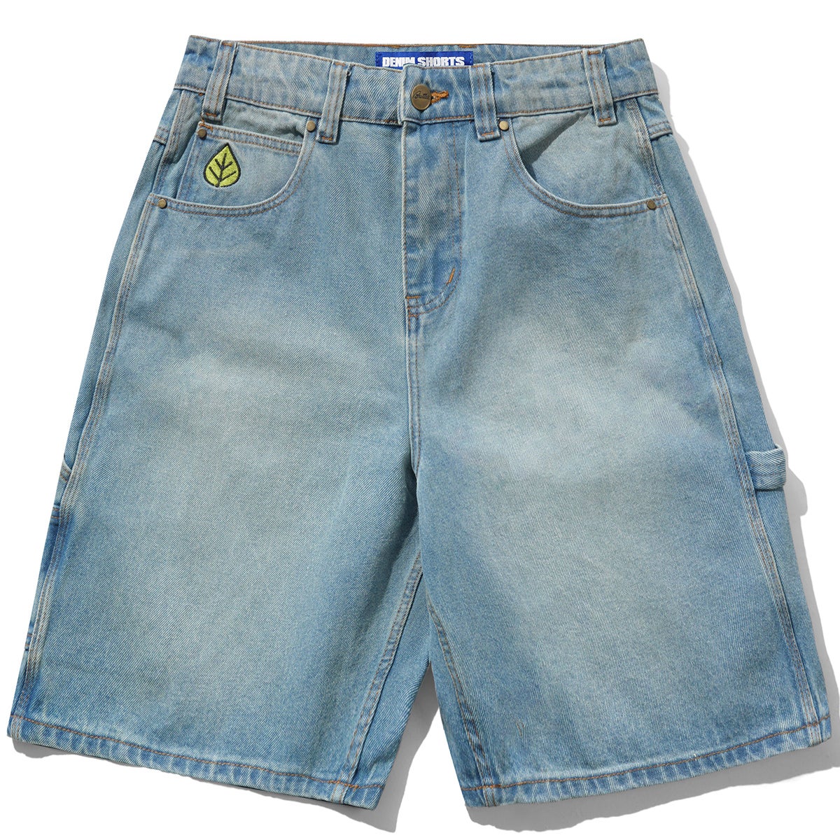 Butter Goods Weathergear Denim Shorts in Distressed Indigo | Boardertown