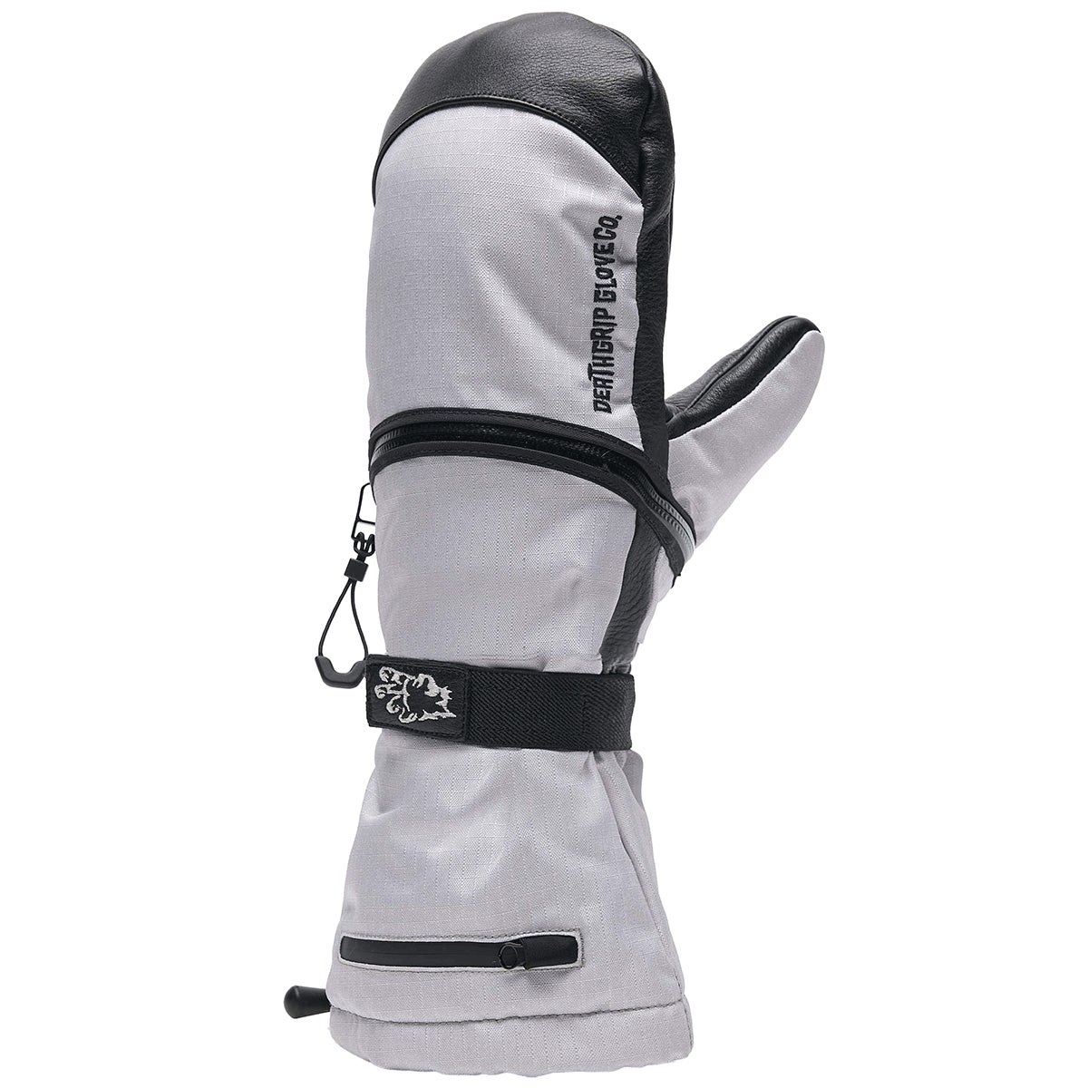 Deathgrip Werewolf Long Cut Mittens in Stone | Boardertown