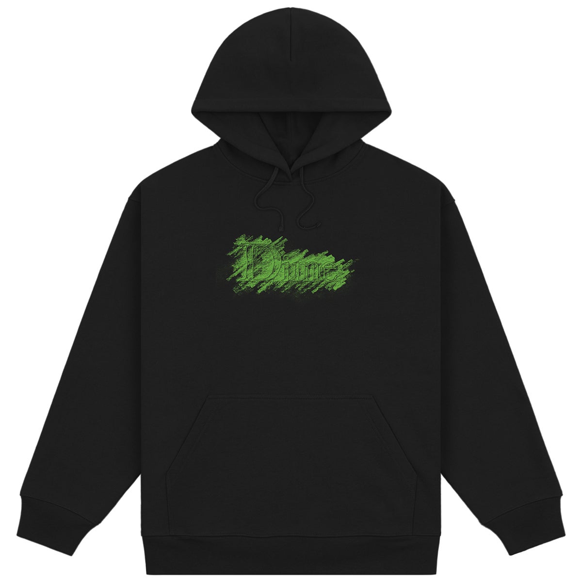 Dime Classic Treehorn Hoodie in Black | Boardertown