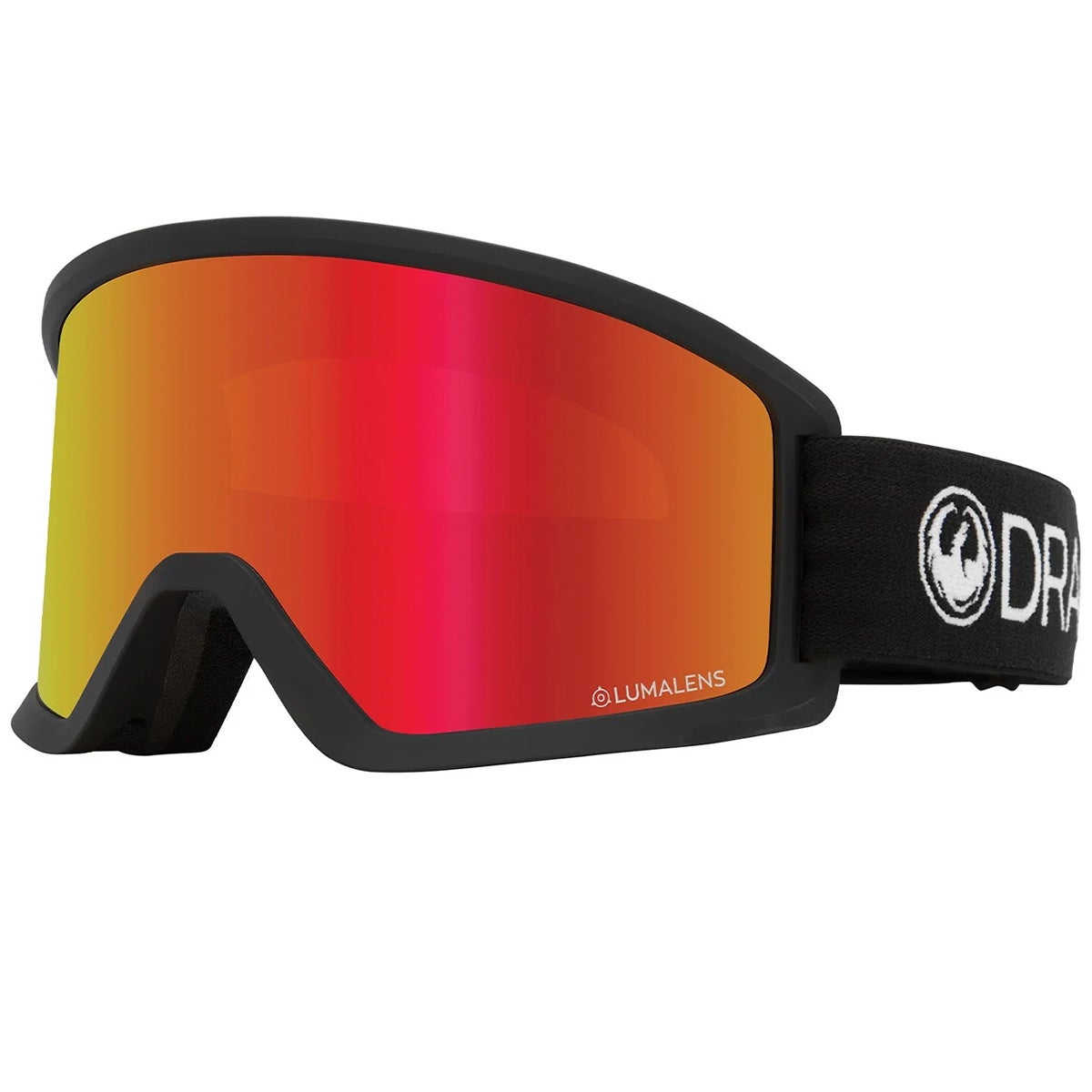 Dragon DX3 Low Bridge Goggles in Black/Red Ion | Boardertown US