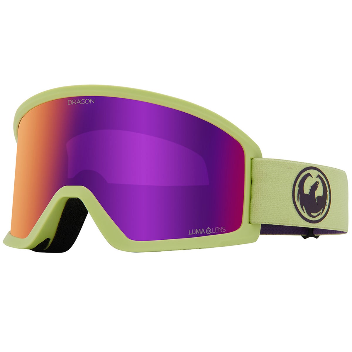Dragon DX3 Plus Goggles + Bonus Lens in Matcha/Purple Ion | Boardertown
