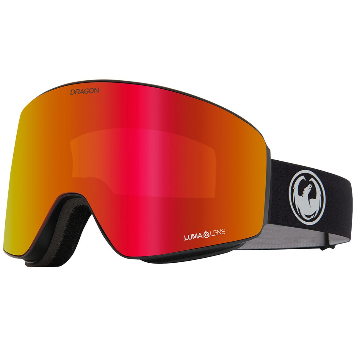 Dragon PXV Goggles + Bonus Lens in Nouveau Black/Red Ion | Boardertown