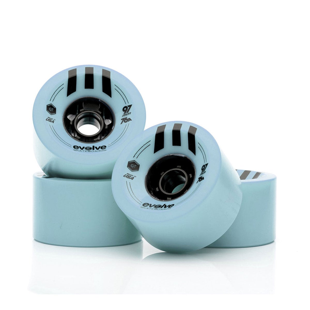 Evolve 97mm Street Conversion Kit in Blue | Boardertown