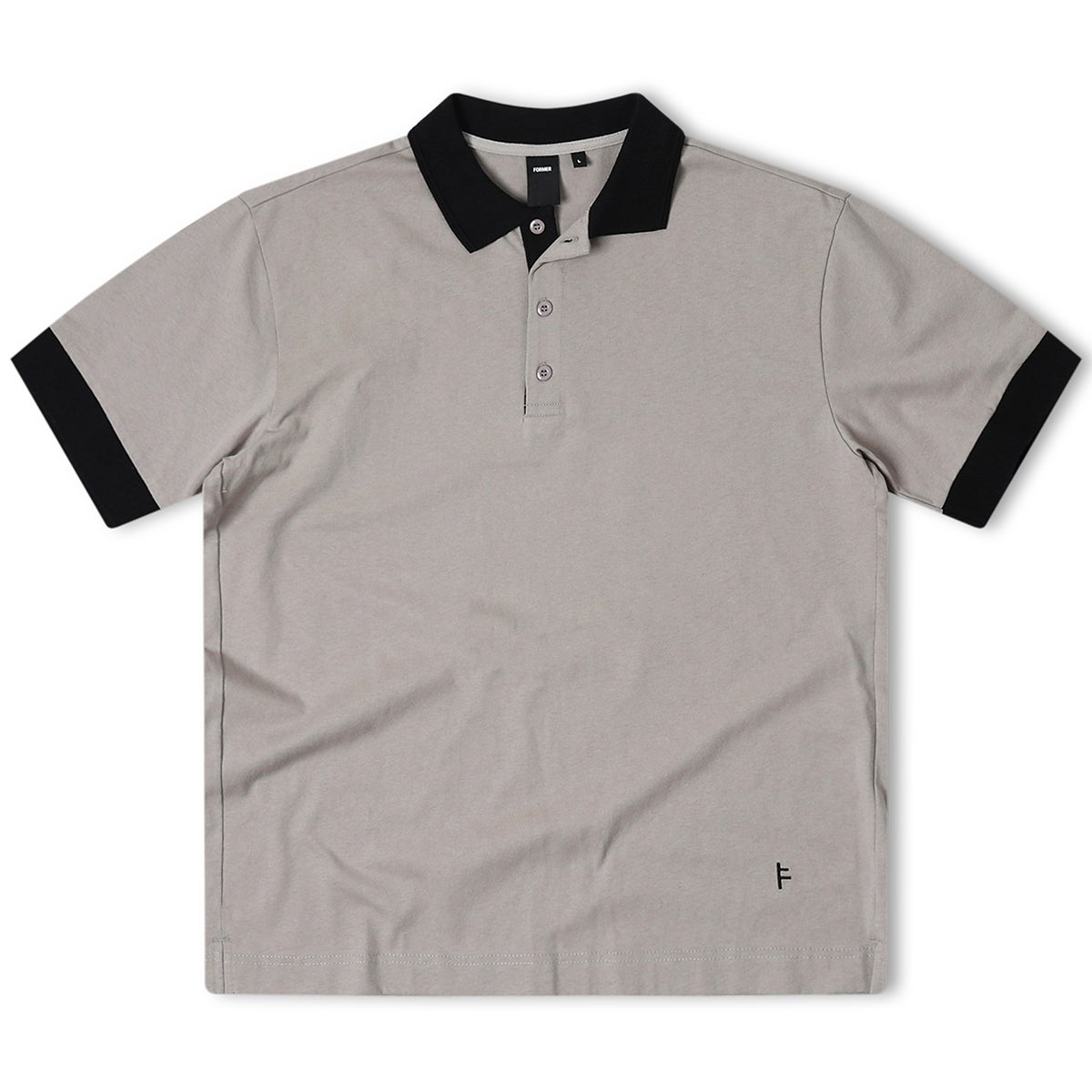 Former Uniform S/S Button Polo in Mushroom | Boardertown