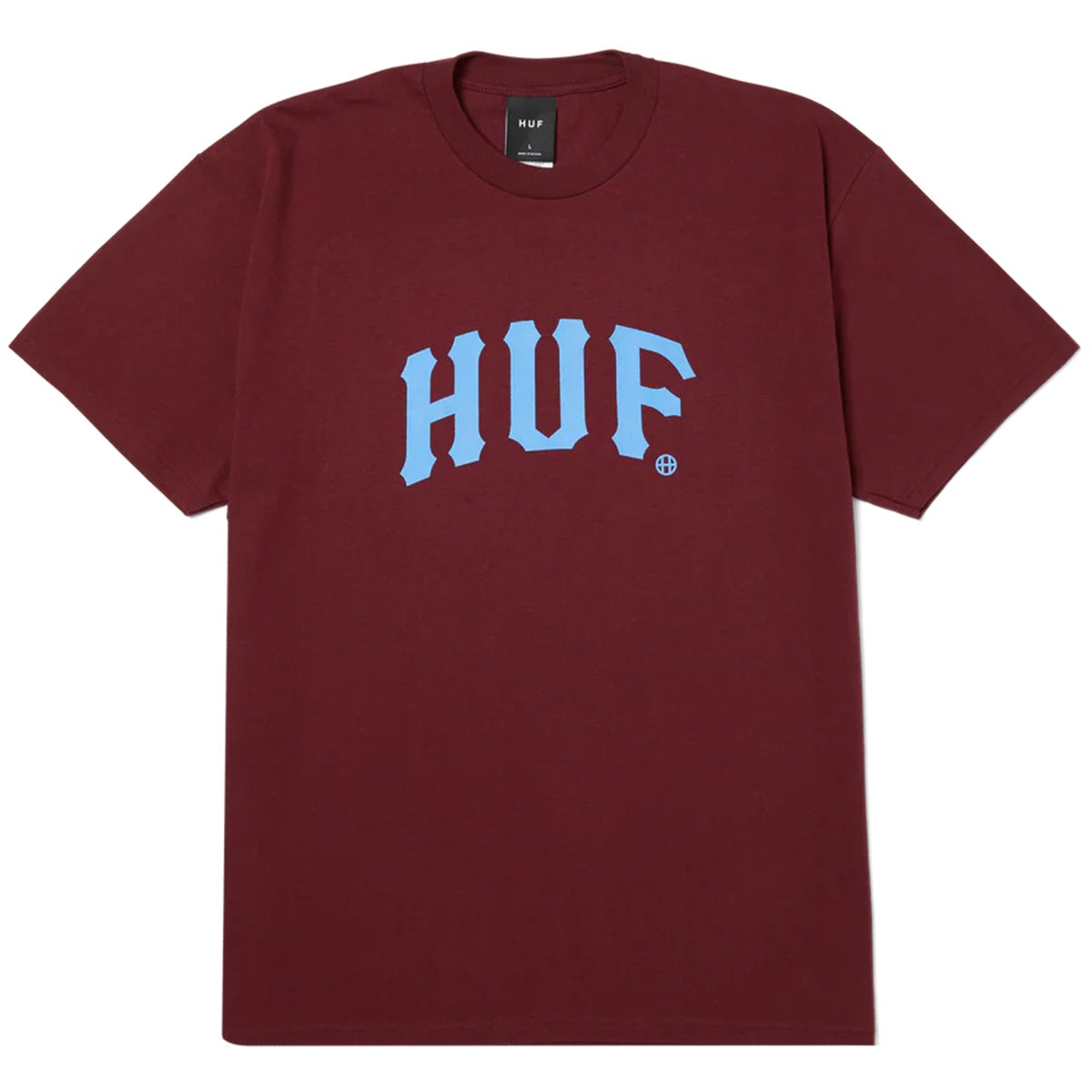Huf Arch Tee in Burgundy | Boardertown