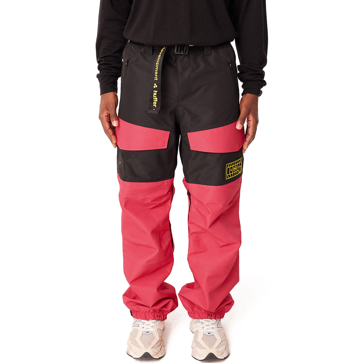 Huffer Mens M1 Snow Pant in Hyper Pink | Boardertown