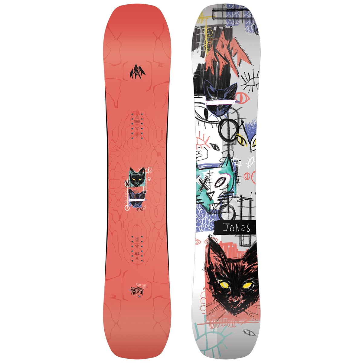Jones Rally Cat Women's Snowboard 2026 in Multi | Boardertown
