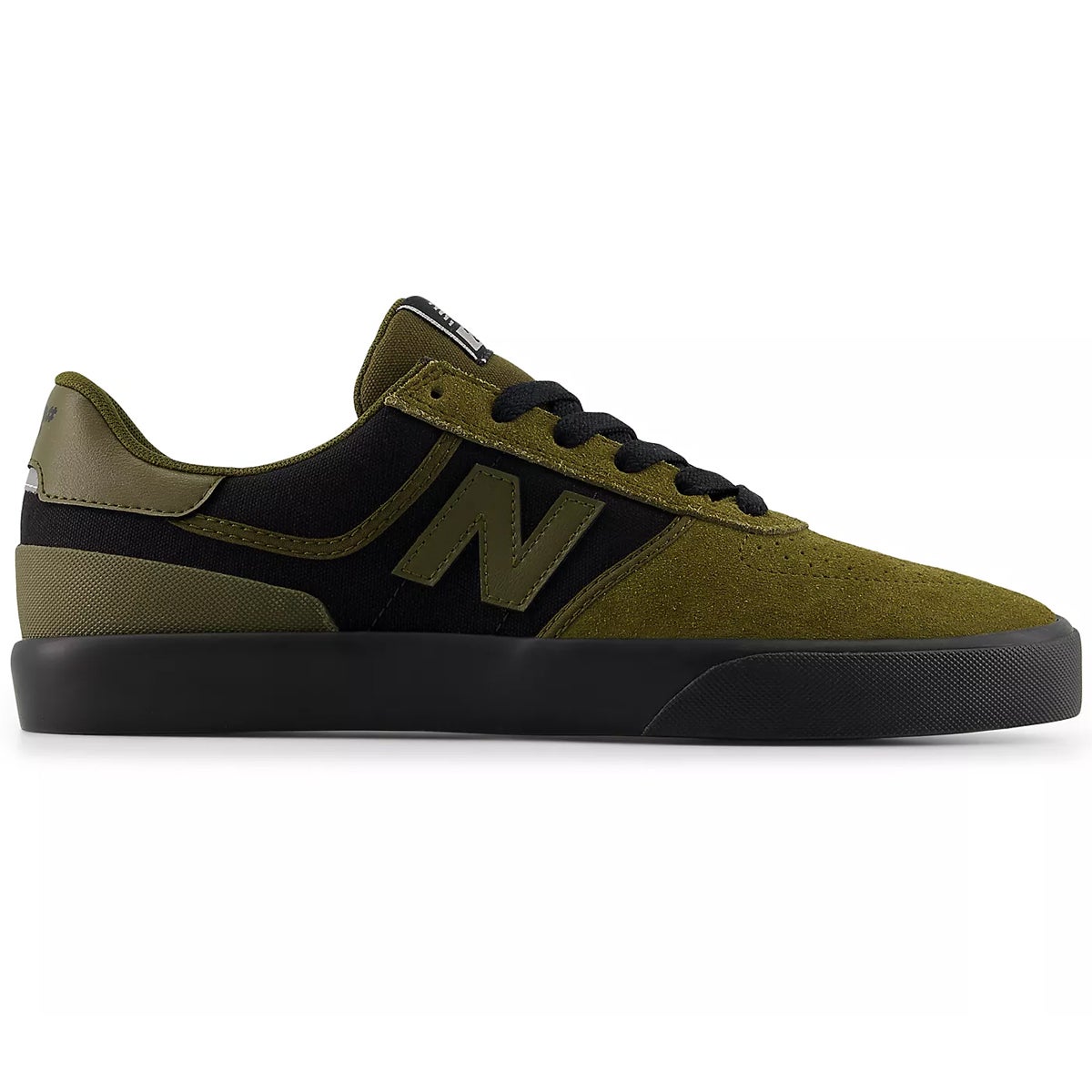 NB Numeric 272 Shoe in Dark Olive/Black | Boardertown