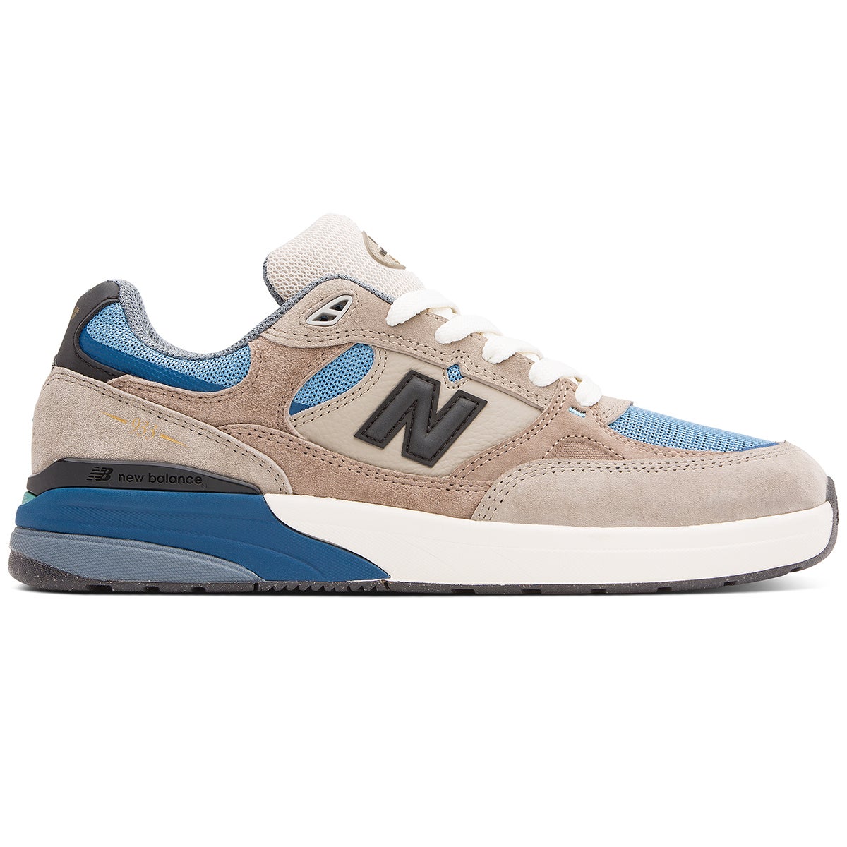 NB Numeric 933 X Andrew Reynolds Shoe in Mushroom/LightBlue | Boardertown