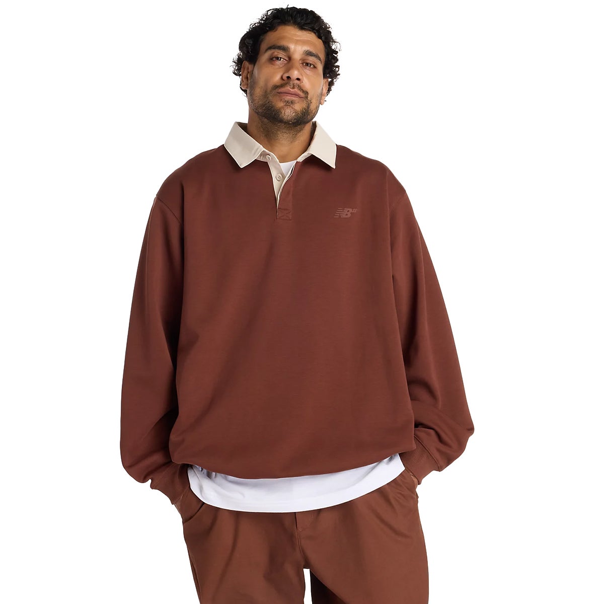 NB Numeric Advanced Rugby Shirt in Rich Oak | Boardertown