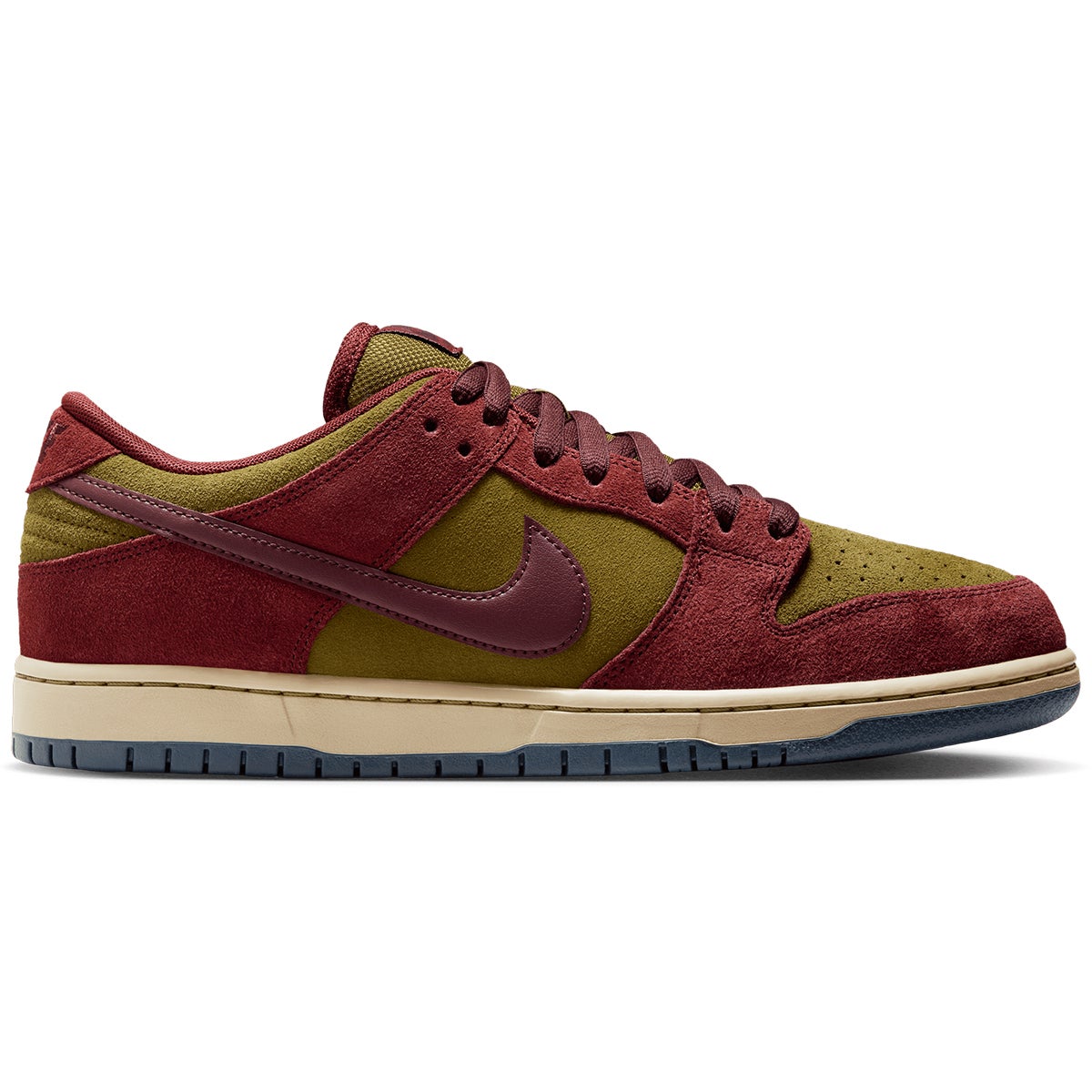 Nike SB Dunk Low Pro Shoe in Dark Team Red/Burgundy Crush | Boardertown