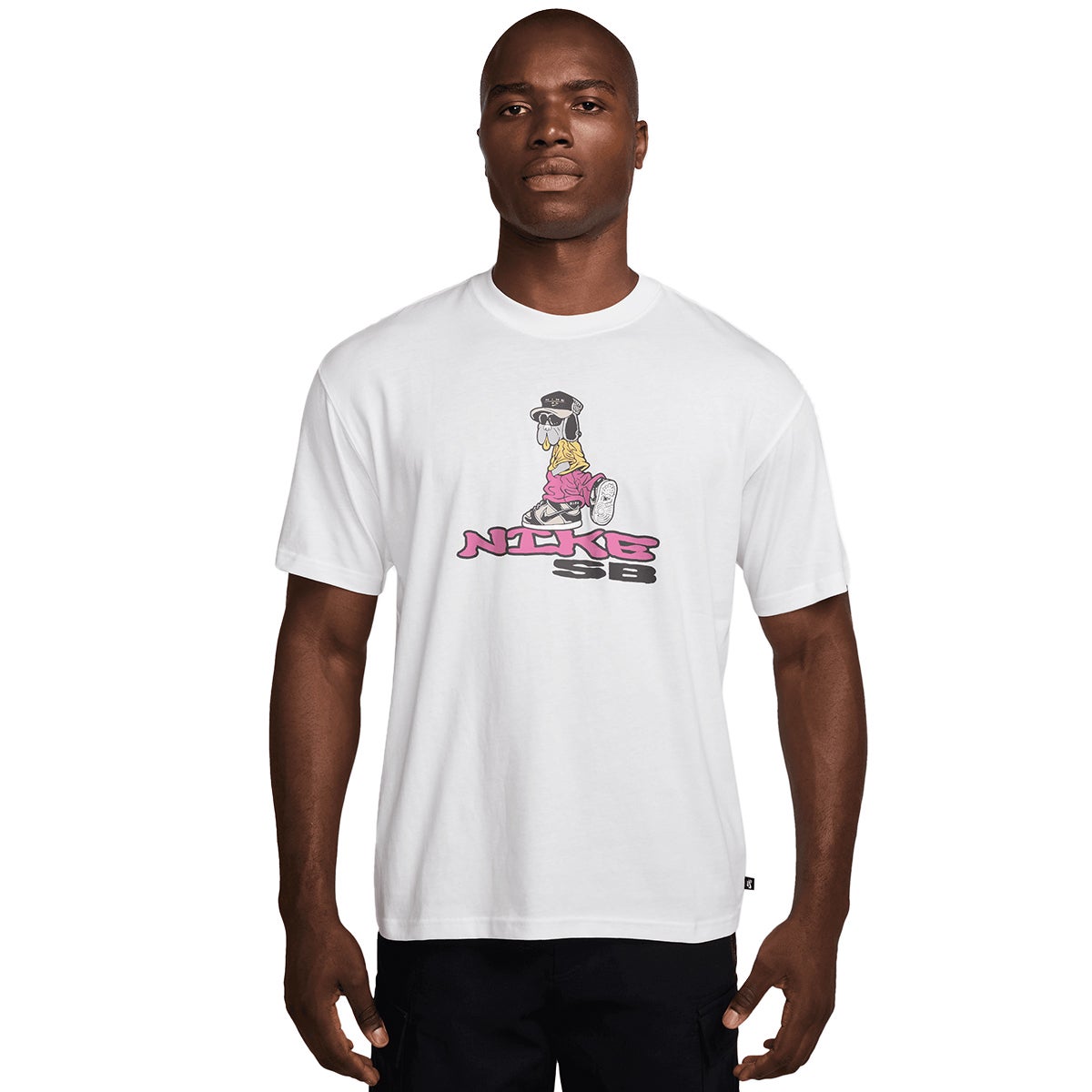 Nike SB Max 90 Skate Dunk Dog Tee in White | Boardertown