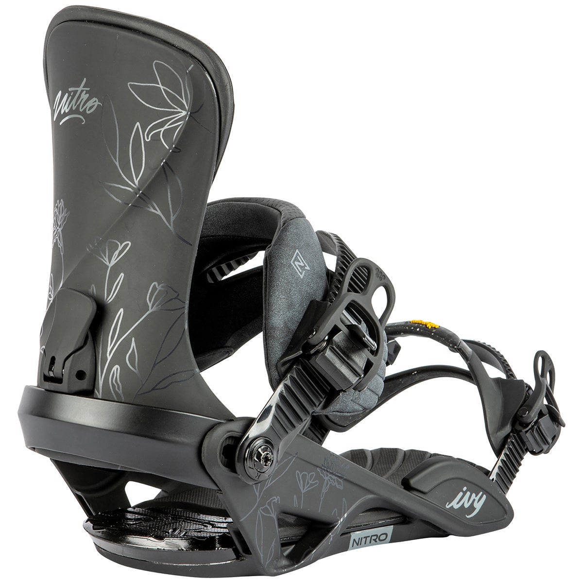 Nitro Ivy Snowboard Bindings in Ultra Black | Boardertown US
