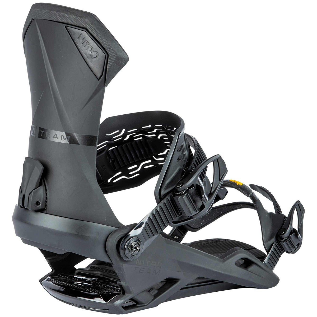 Nitro Team Snowboard Bindings in Ultra Black | Boardertown