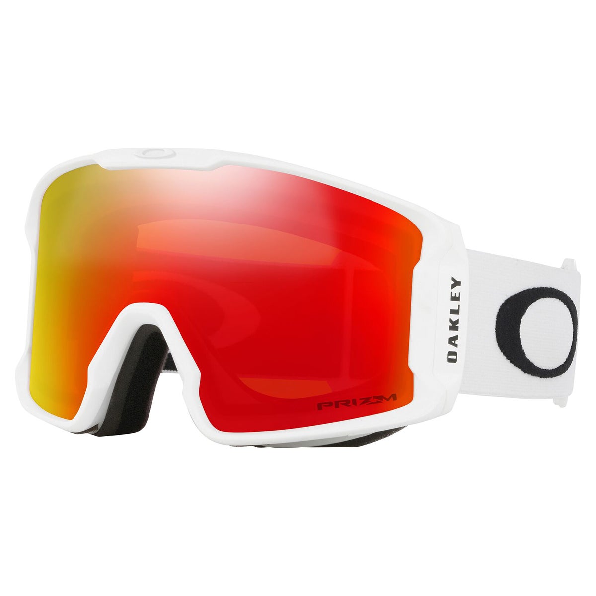 Oakley Line Miner L Prizm Goggles in Matte White/Torch | Boardertown