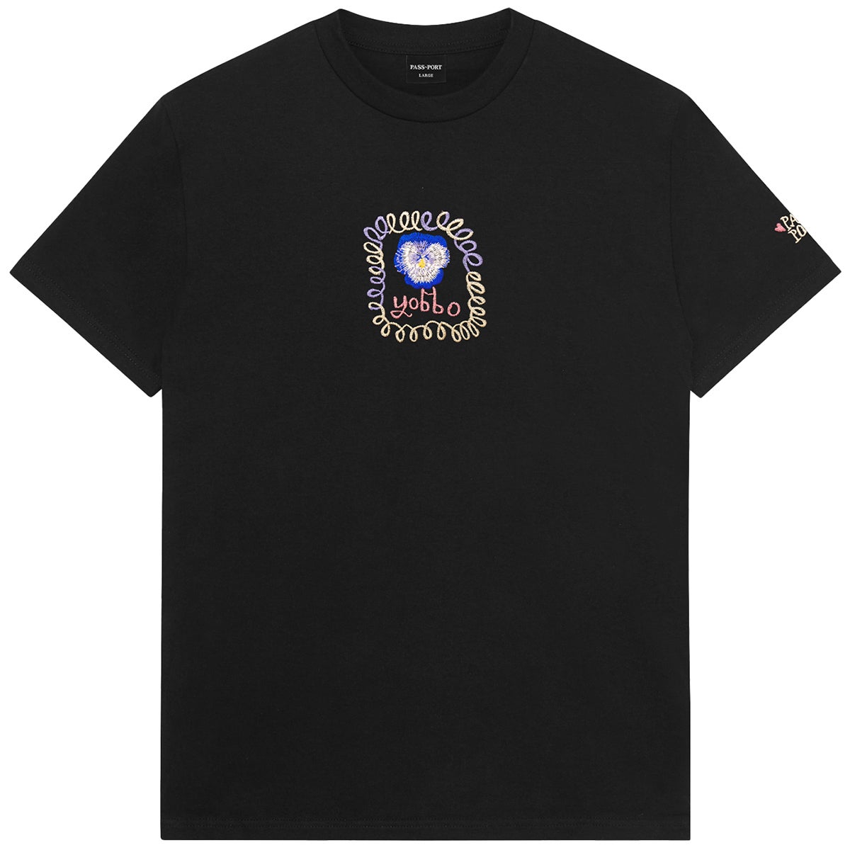 Passport Yobbo Tee in Black | Boardertown