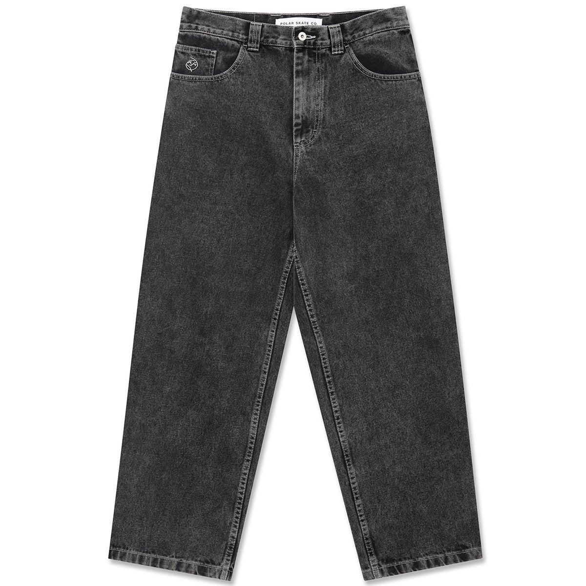 Polar Big Boy Pants in Silver Black | Boardertown