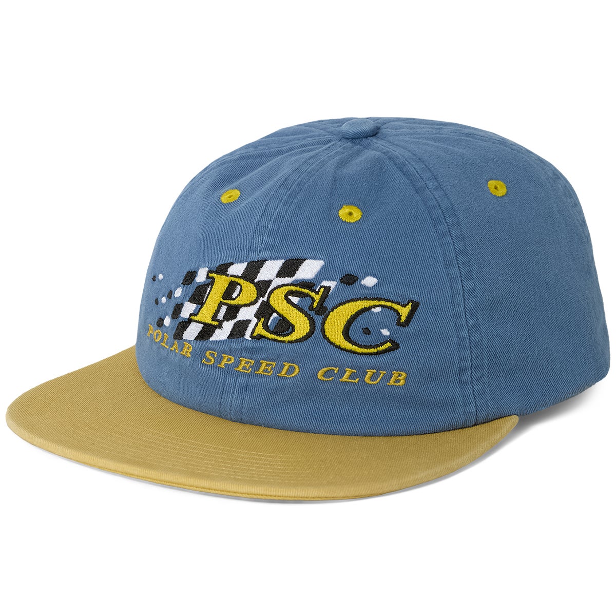 Polar Speed Club Michael Cap in Blue/Yellow | Boardertown JP