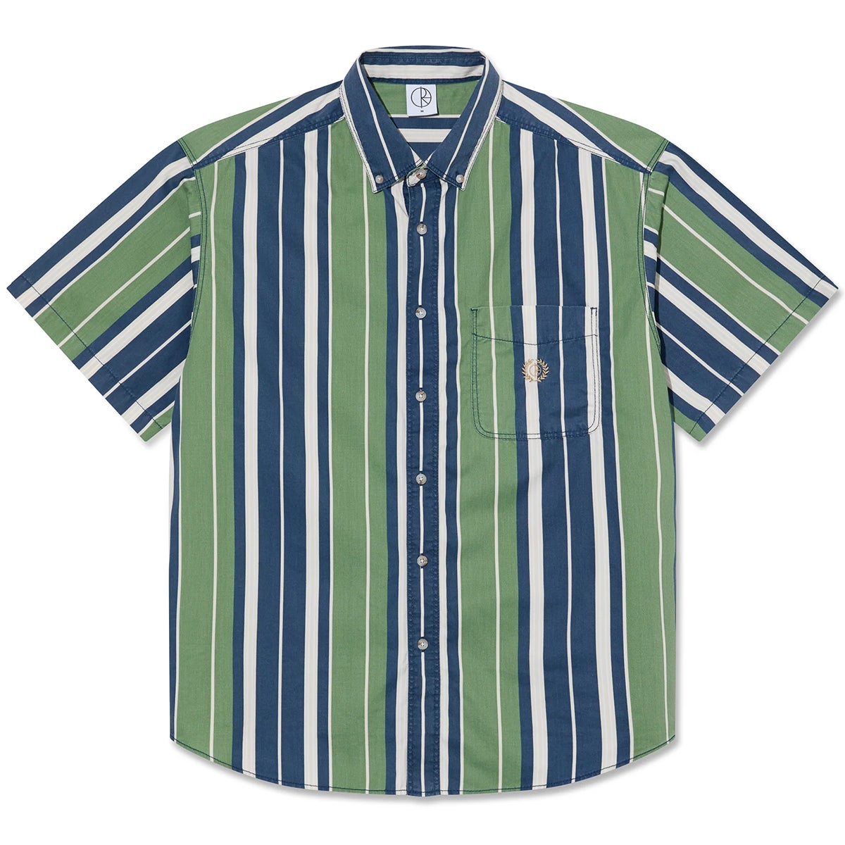 Polar Ted Shirt in Green/Blue | Boardertown