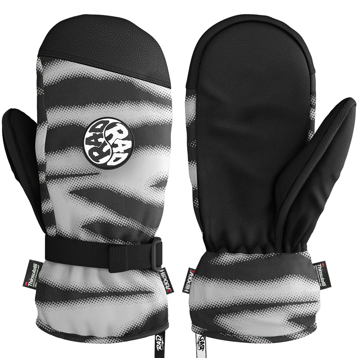 Rad Sidehit Mittten in Digi-Zebra | Boardertown