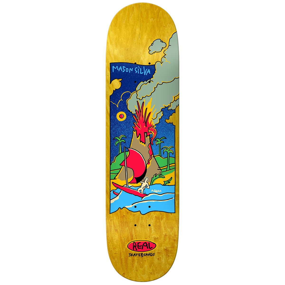 Real Mason Volcano True Fit Skateboard Deck in Mason | Boardertown