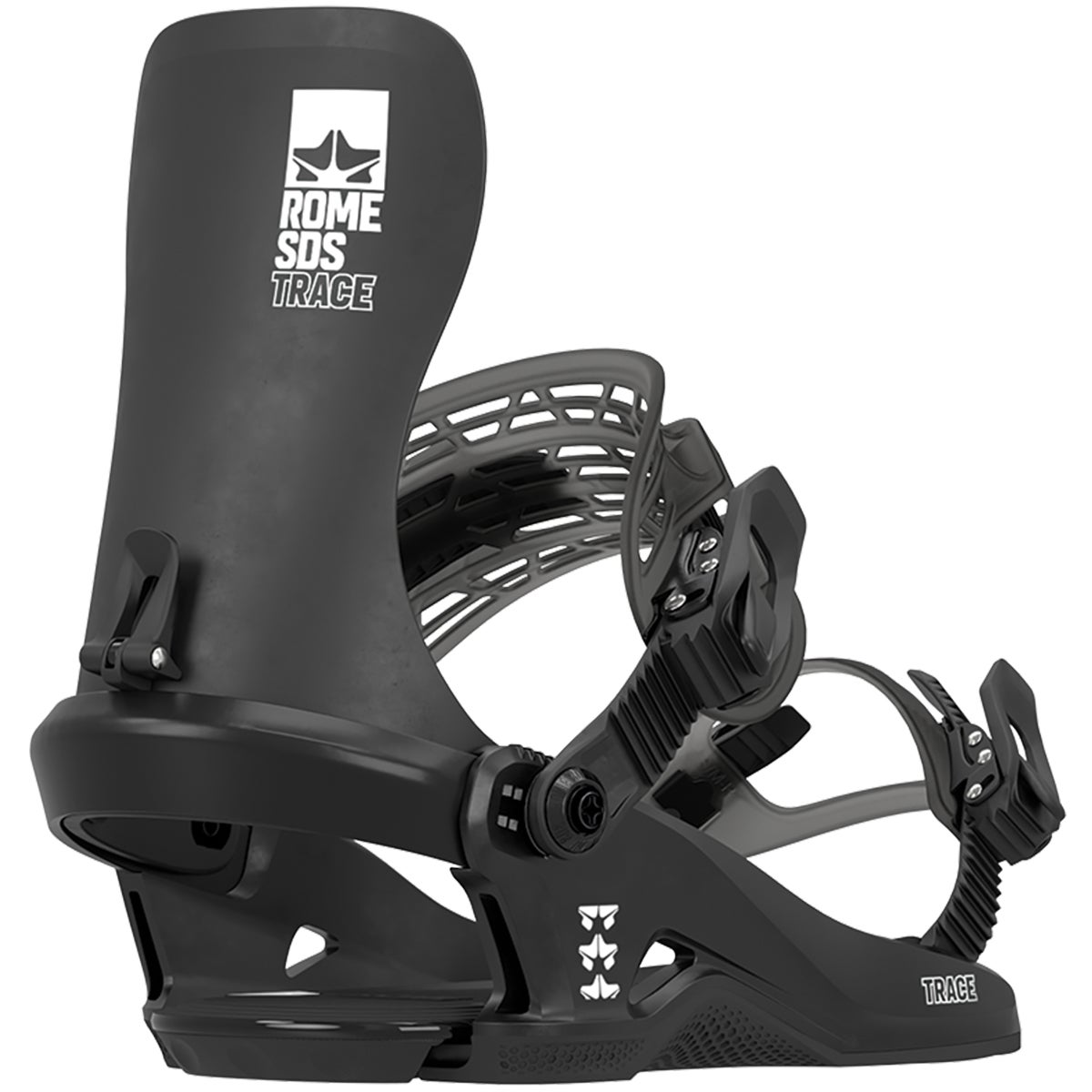 Rome Trace Snowboard Bindings in Black | Boardertown