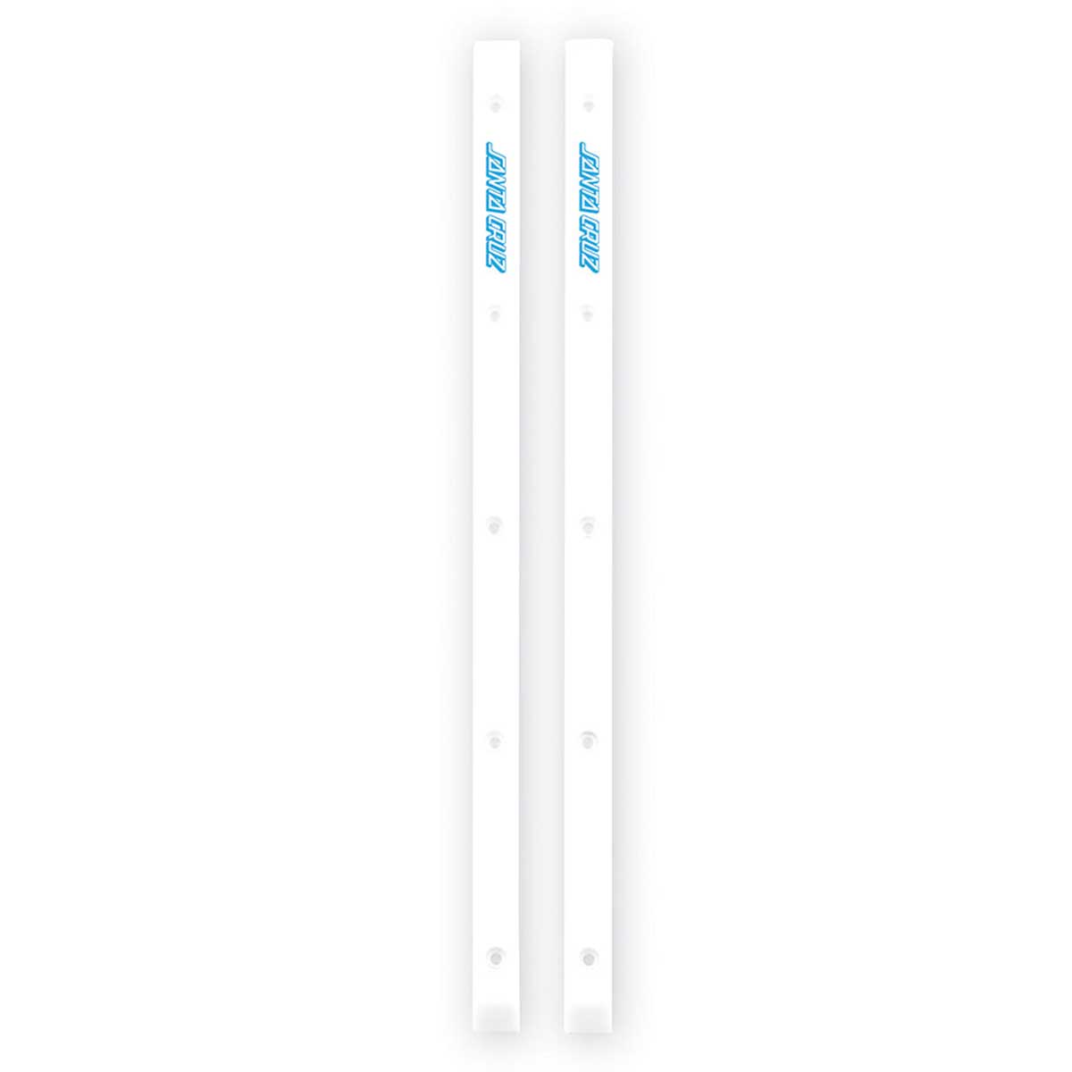 Santa Cruz Slimline Skateboard Rails in White | Boardertown