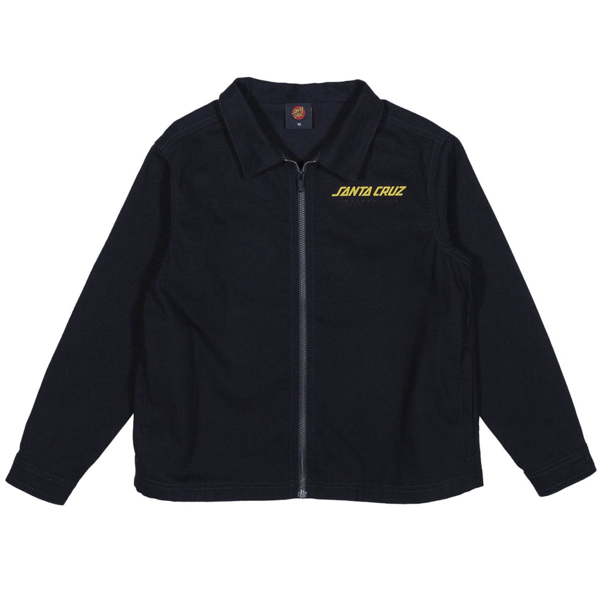 Santa Cruz Snake Dot Strip Youth Jacket in Black | Boardertown