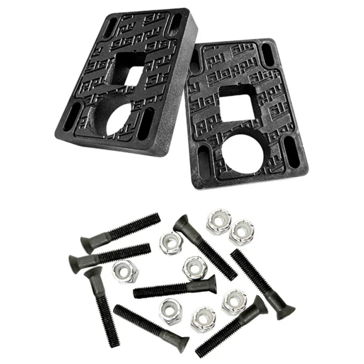 Slappy Big Blocks Risers And Hardware in Black | Boardertown