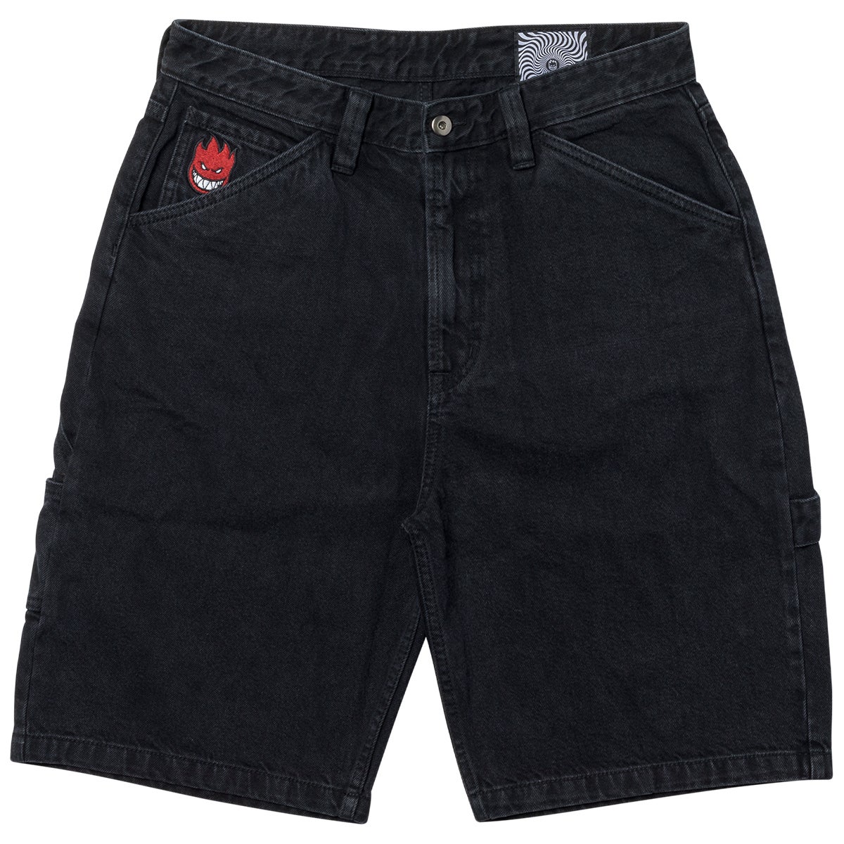 Spitfire Bighead Fill Denim Short in Black | Boardertown