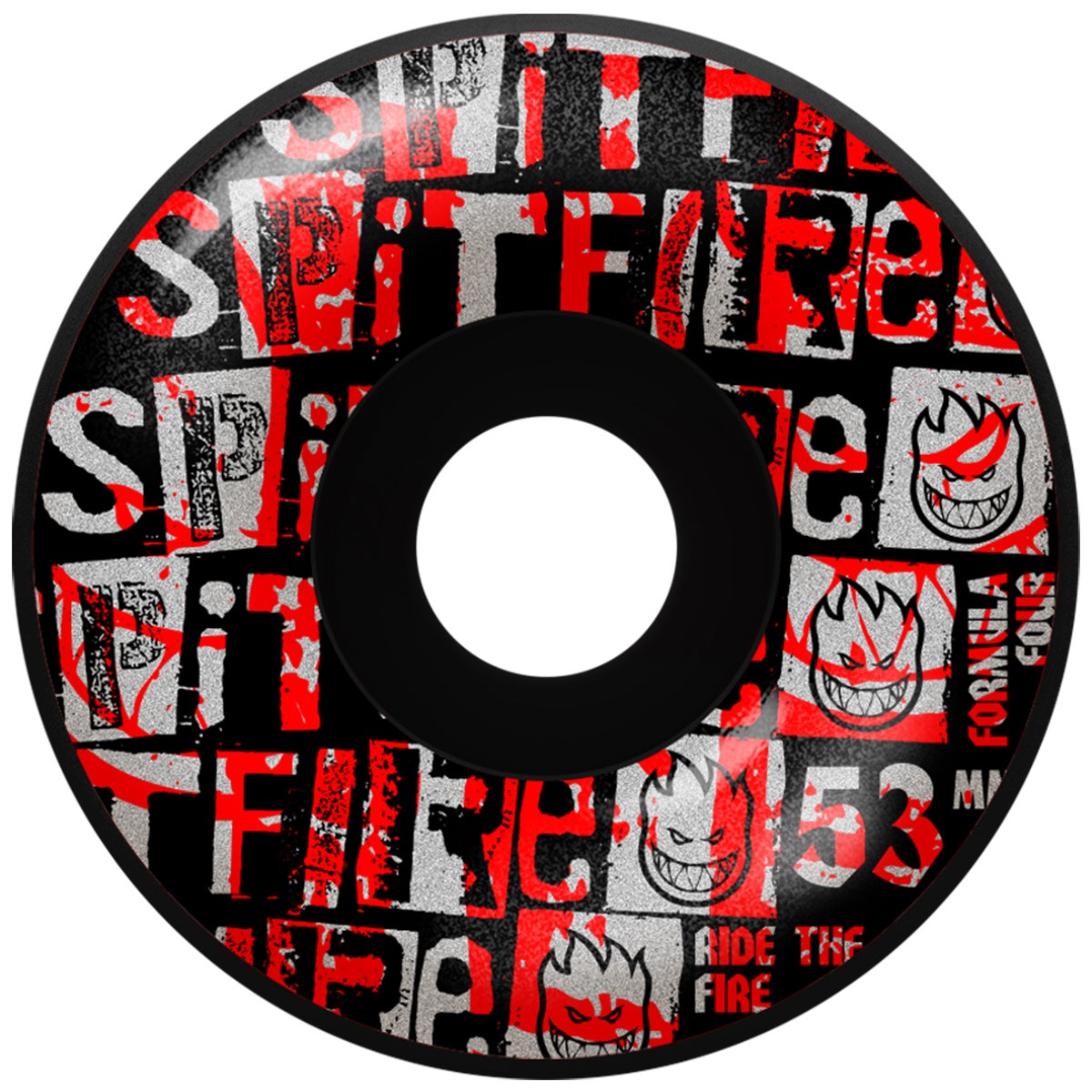 Spitfire F4 99DU Ransom Radial Skateboard Wheels in Black | Boardertown
