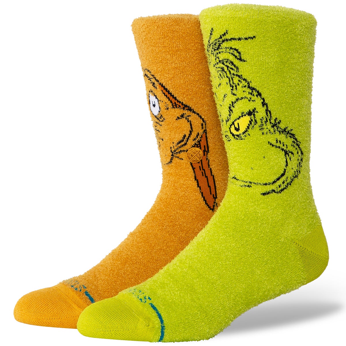 Stance Grinch And Max Sock in Green | Boardertown
