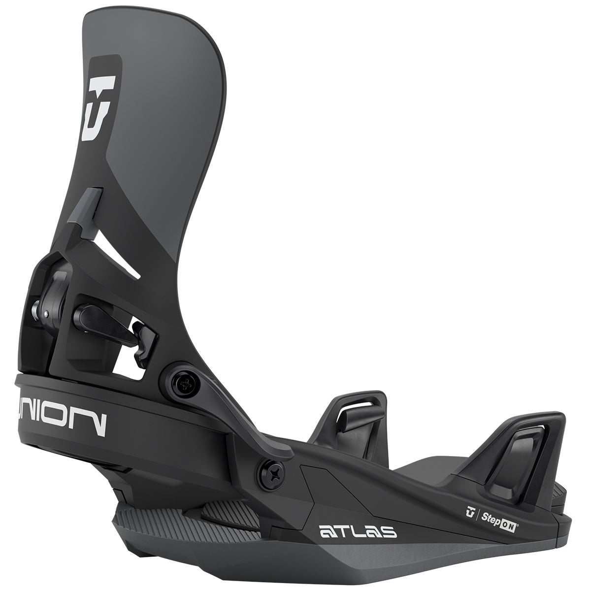 Union Atlas Step On Snowboard Bindings in Black | Boardertown