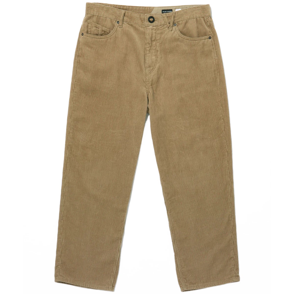 Volcom Billow Tapered Cord Pant in Khaki | Boardertown