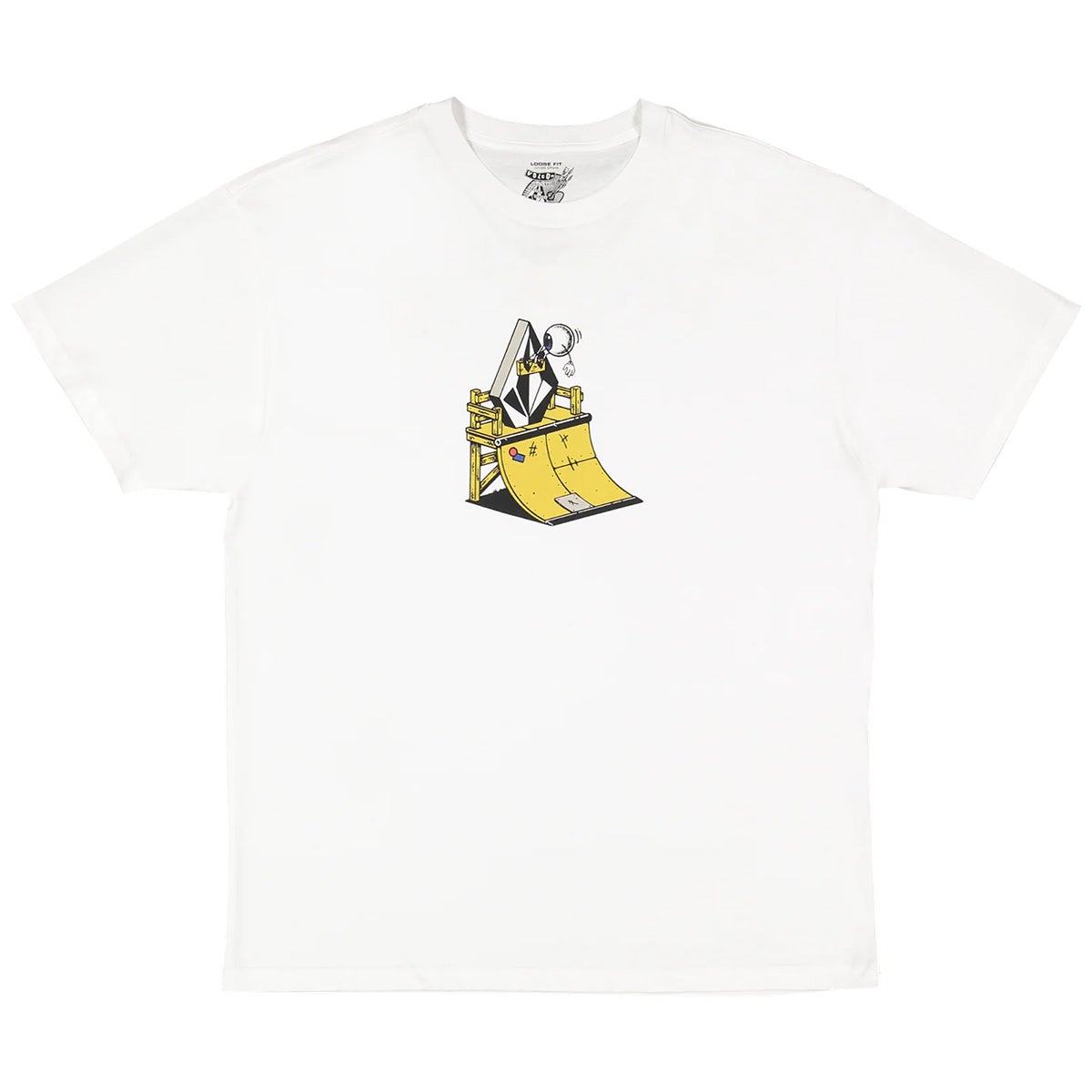Volcom FA Daniel Shepard Youth Tee in White | Boardertown