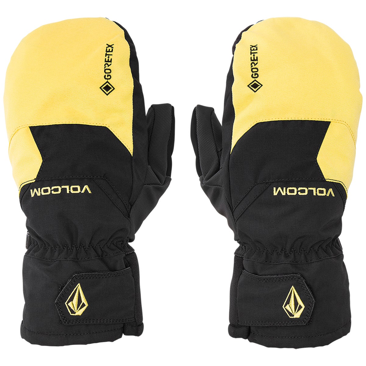 Volcom Stay Dry Gore-Tex Mitt in Dark Yellow | Boardertown