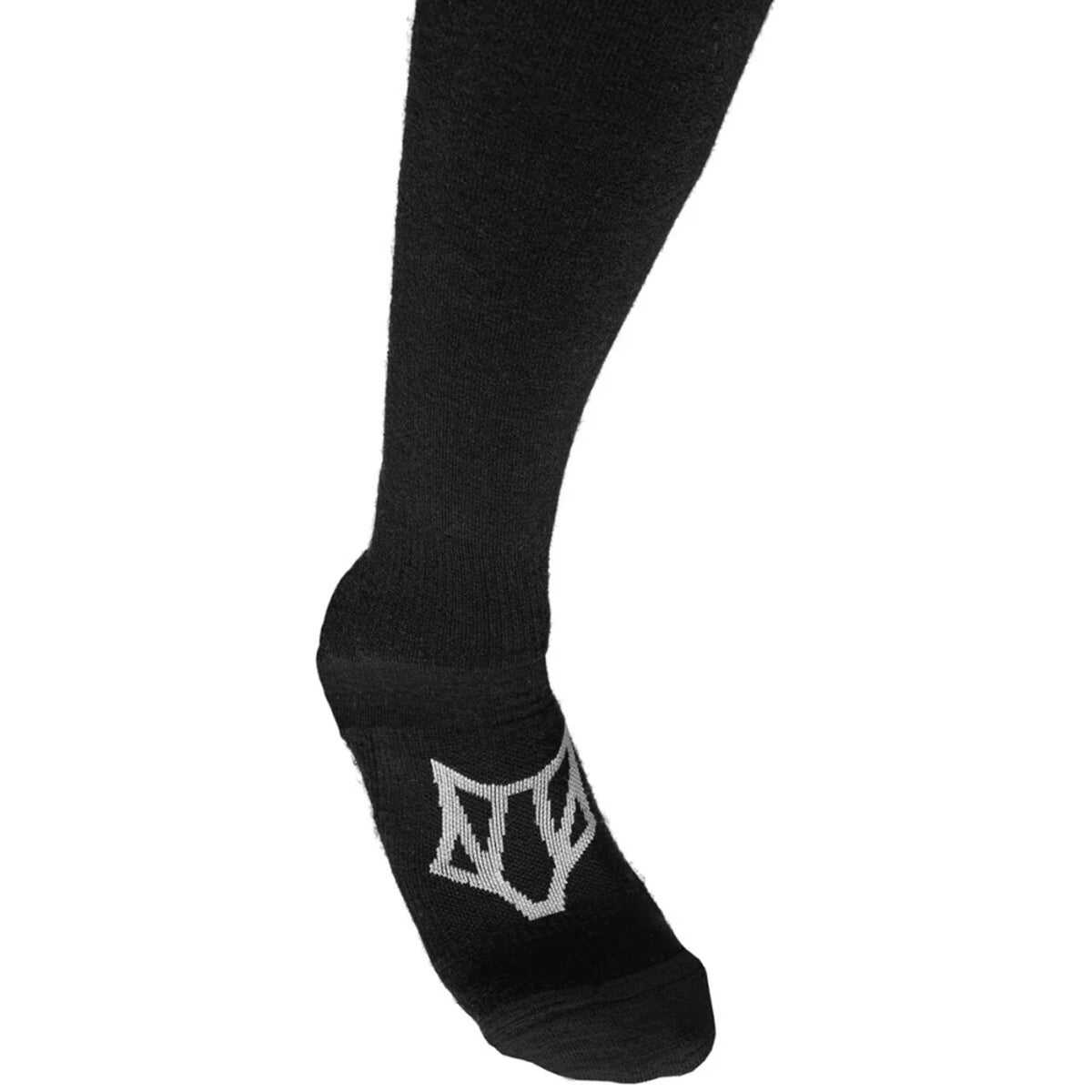 Woolf Torset Thin Merino Snowboard Socks in Black | Boardertown
